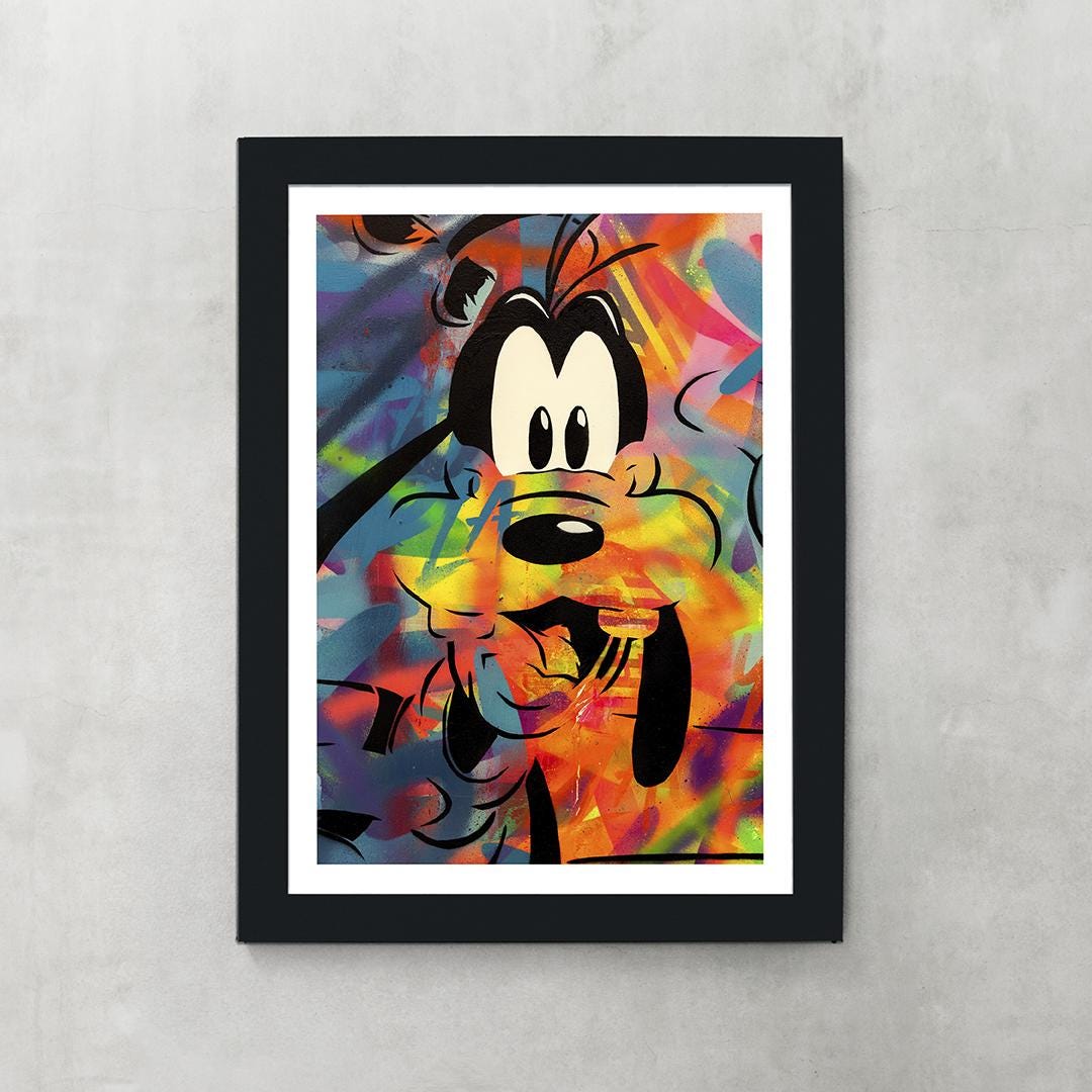 Urban Goofy: A New Adventure - Street Art - Print - Etsy