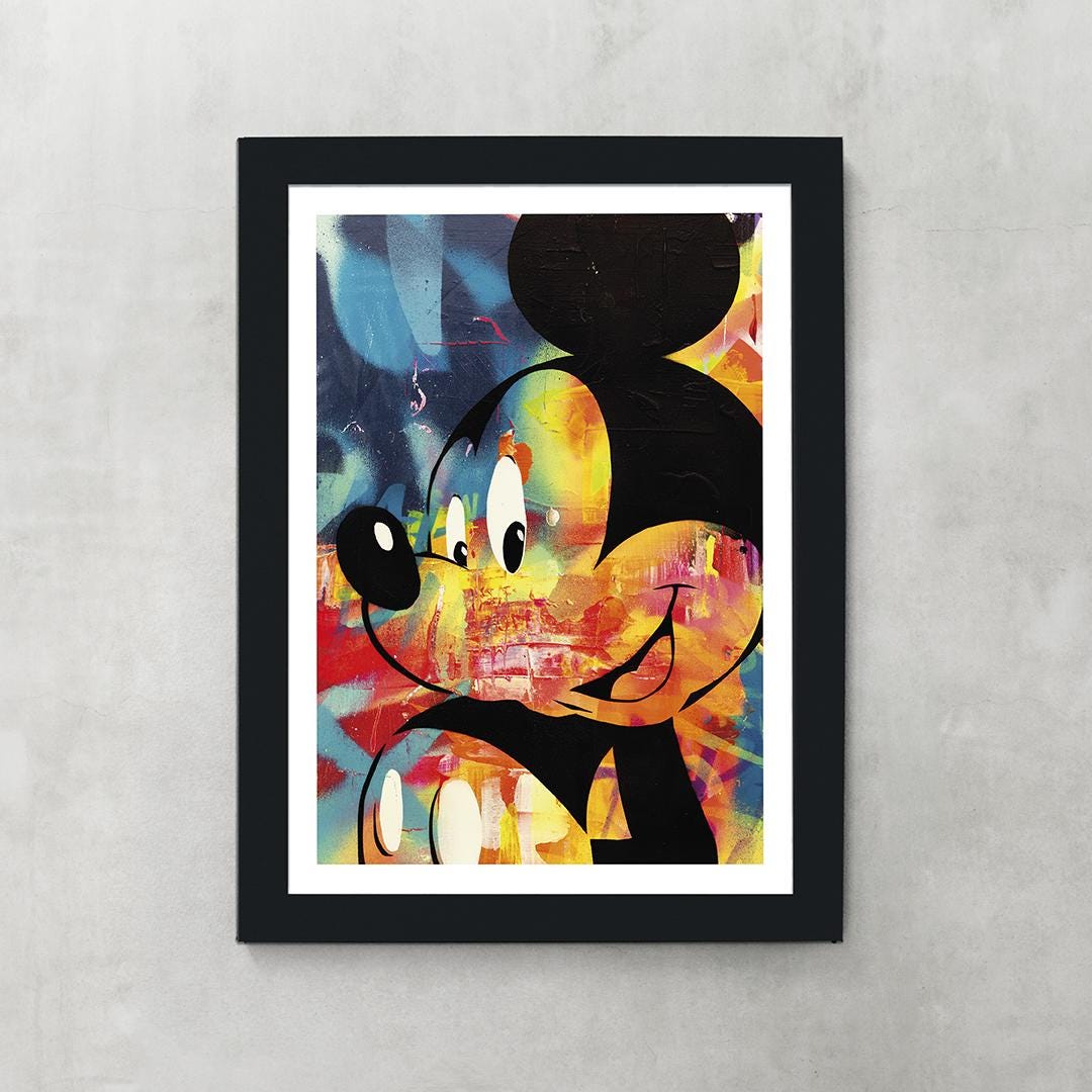 Urban Mickey: A New Adventure - Street Art - Digital File - Etsy