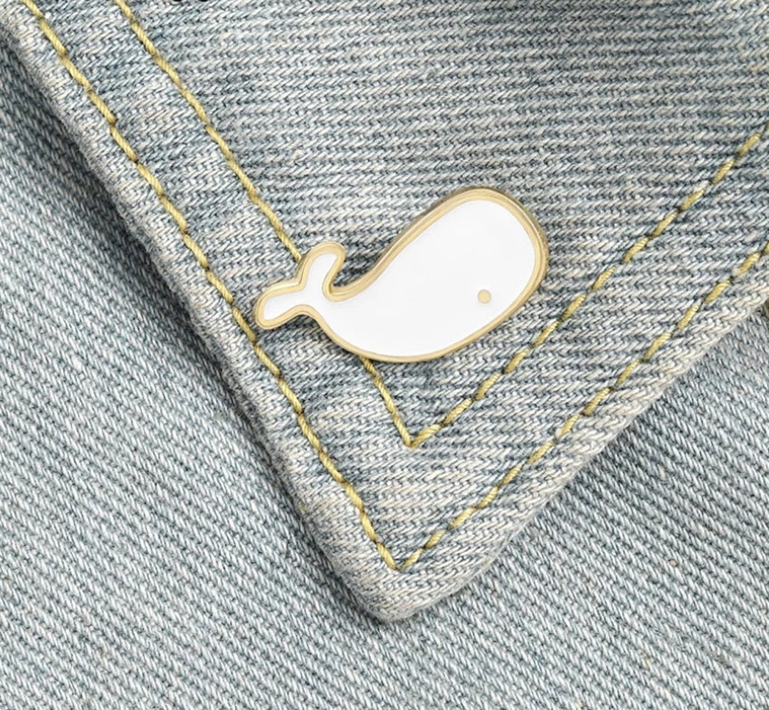 Cute Whale Enamel Pin / Cute Enamel Pins / Lapel Pin / Whale - Etsy
