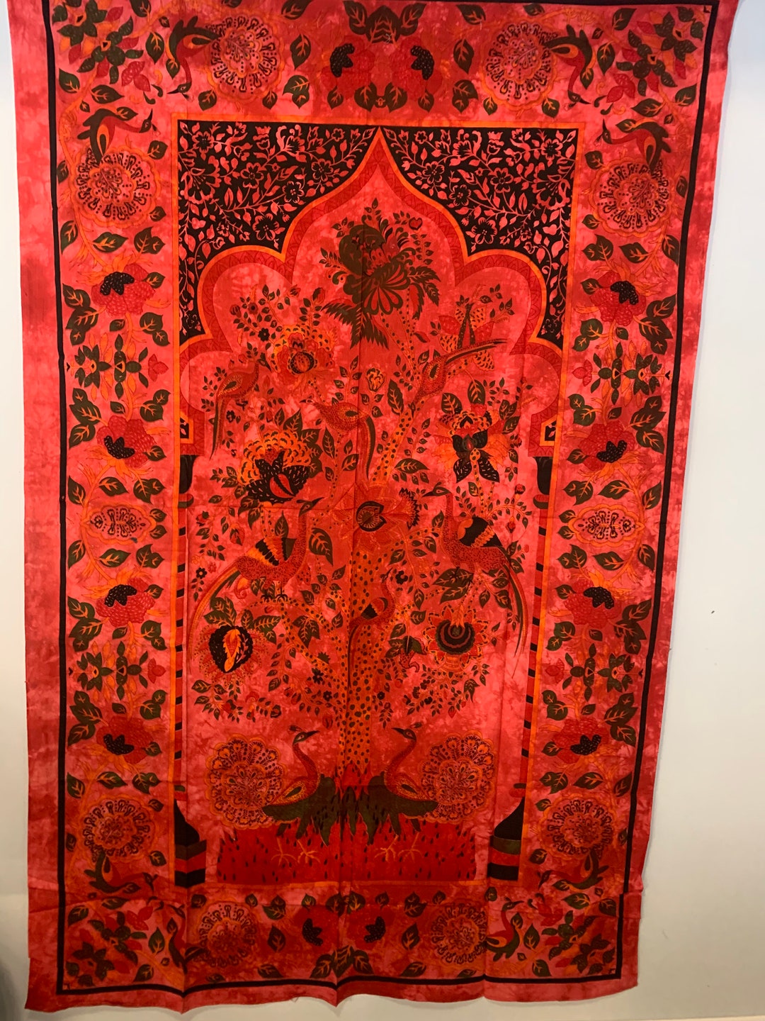 Tree of Life Temple Tapestry/batik Hippie Wall Hanging Room Divider ...