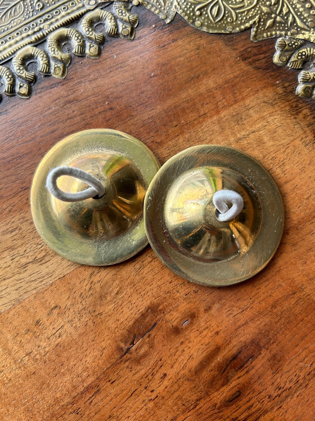 Vintage Handcrafted Tibetan Brass Tingsha Pair Cymbals -sounds ...