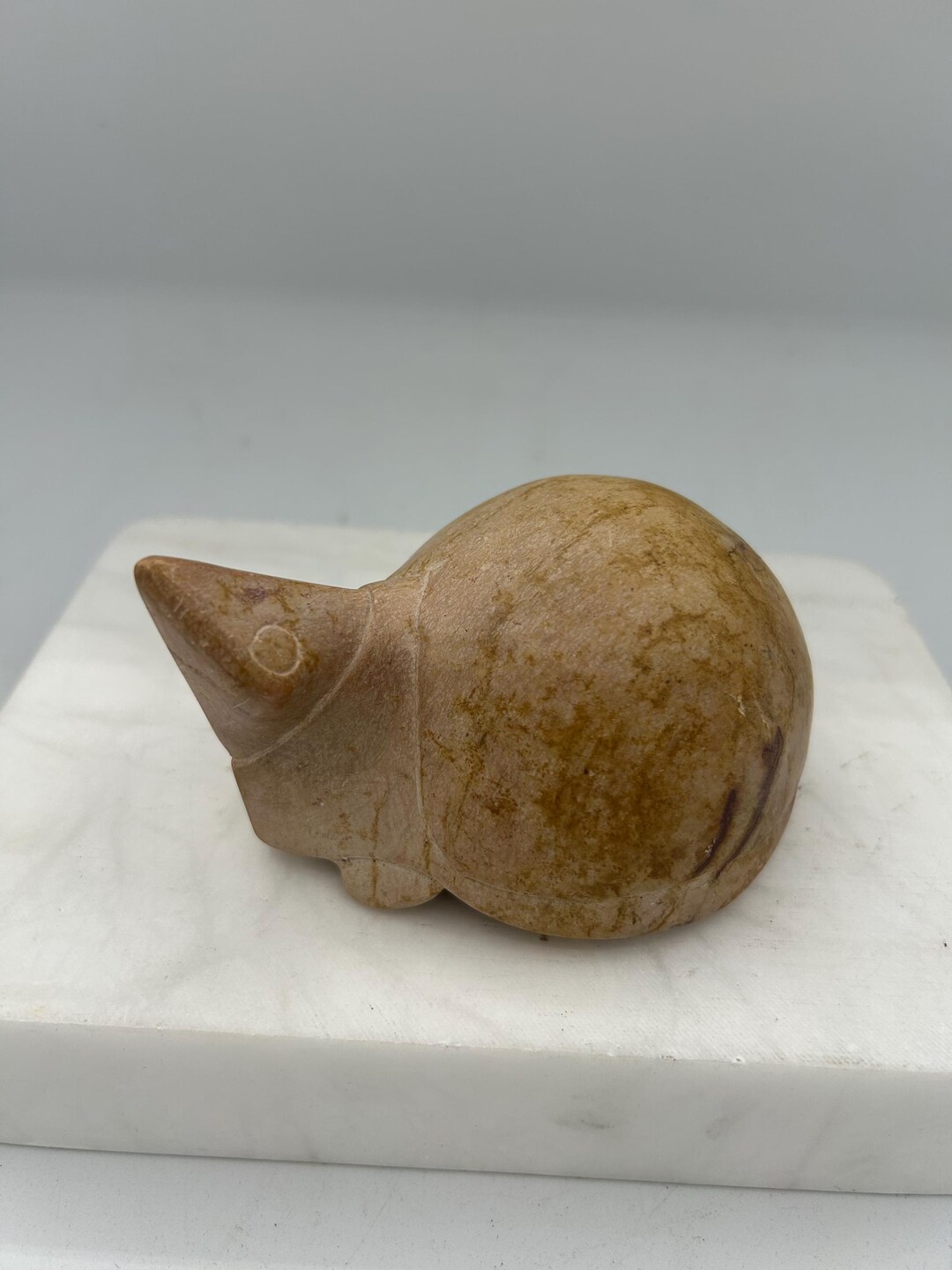Vintage Hand-carved Onyx Bird Sculpture – Natural Banded Agate Stone ...