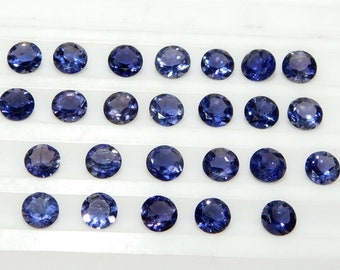 AAA Quality 1x1mm Natural Ruby Round Faceted Cut Loose Gemstones, Ruby ...