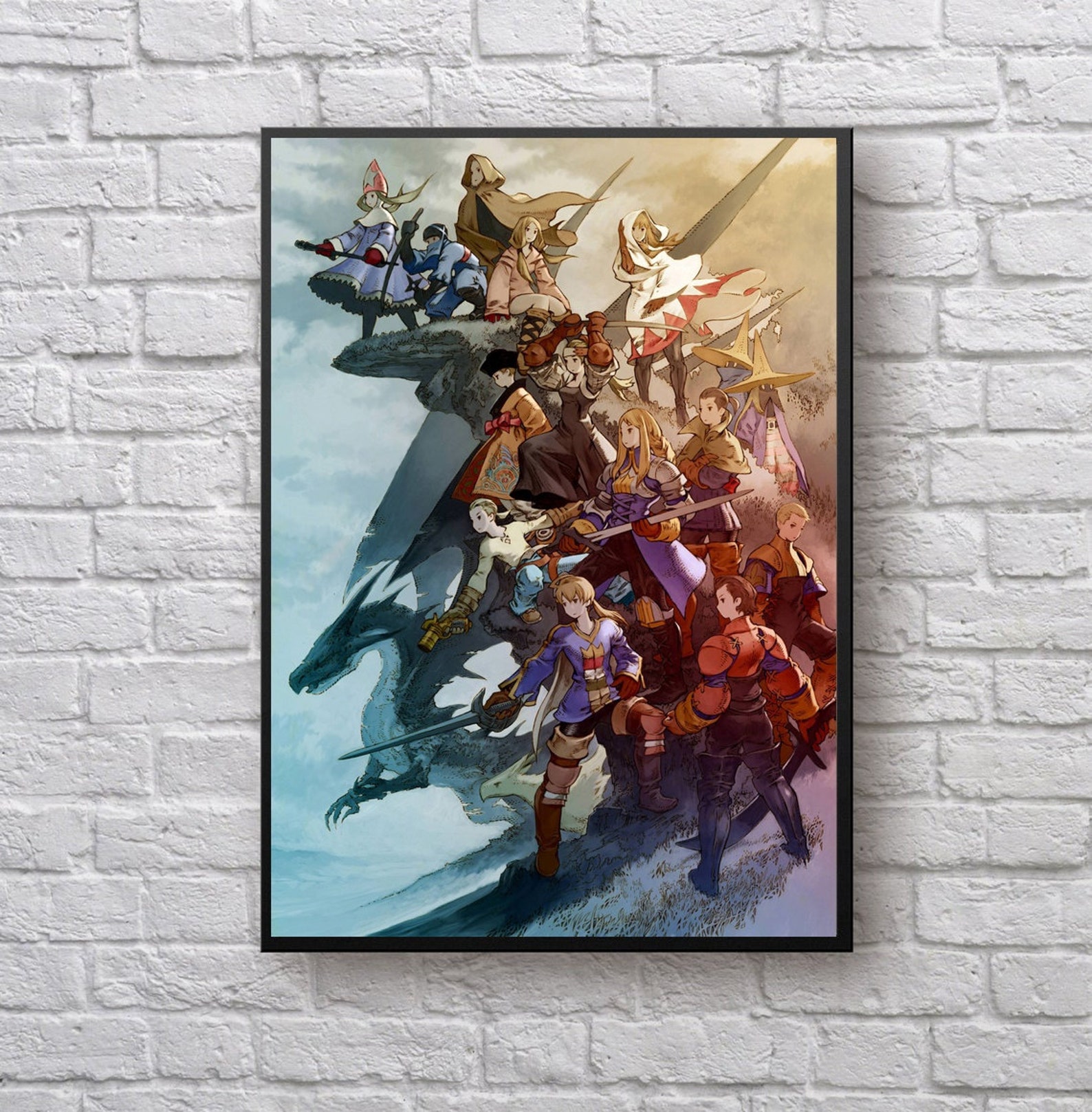 Final Fantasy Tactics concept art poster Game poster canvas | Etsy
