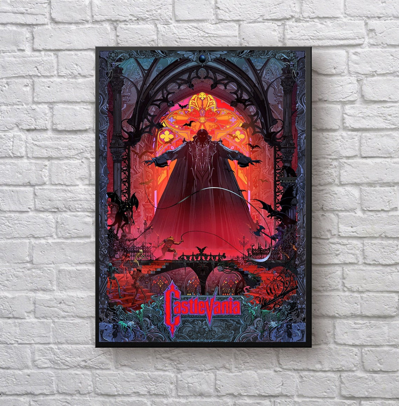 Castlevania art poster video game poster cover Game poster | Etsy