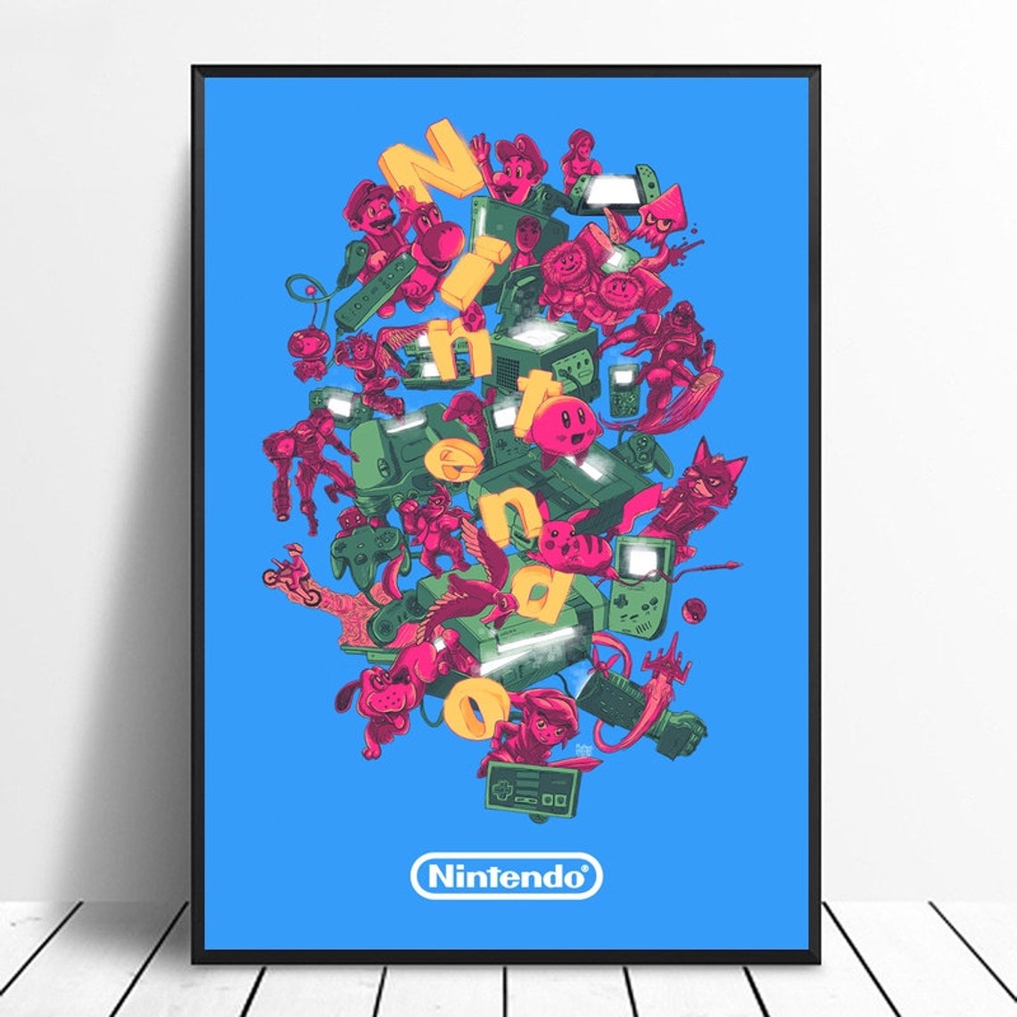 Nintendo poster PC xbox ps4 video games Canvas poster wall | Etsy