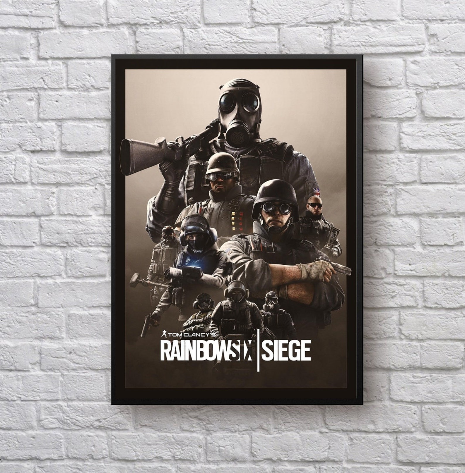 Rainbow six siege video game poster poster cover Game poster | Etsy