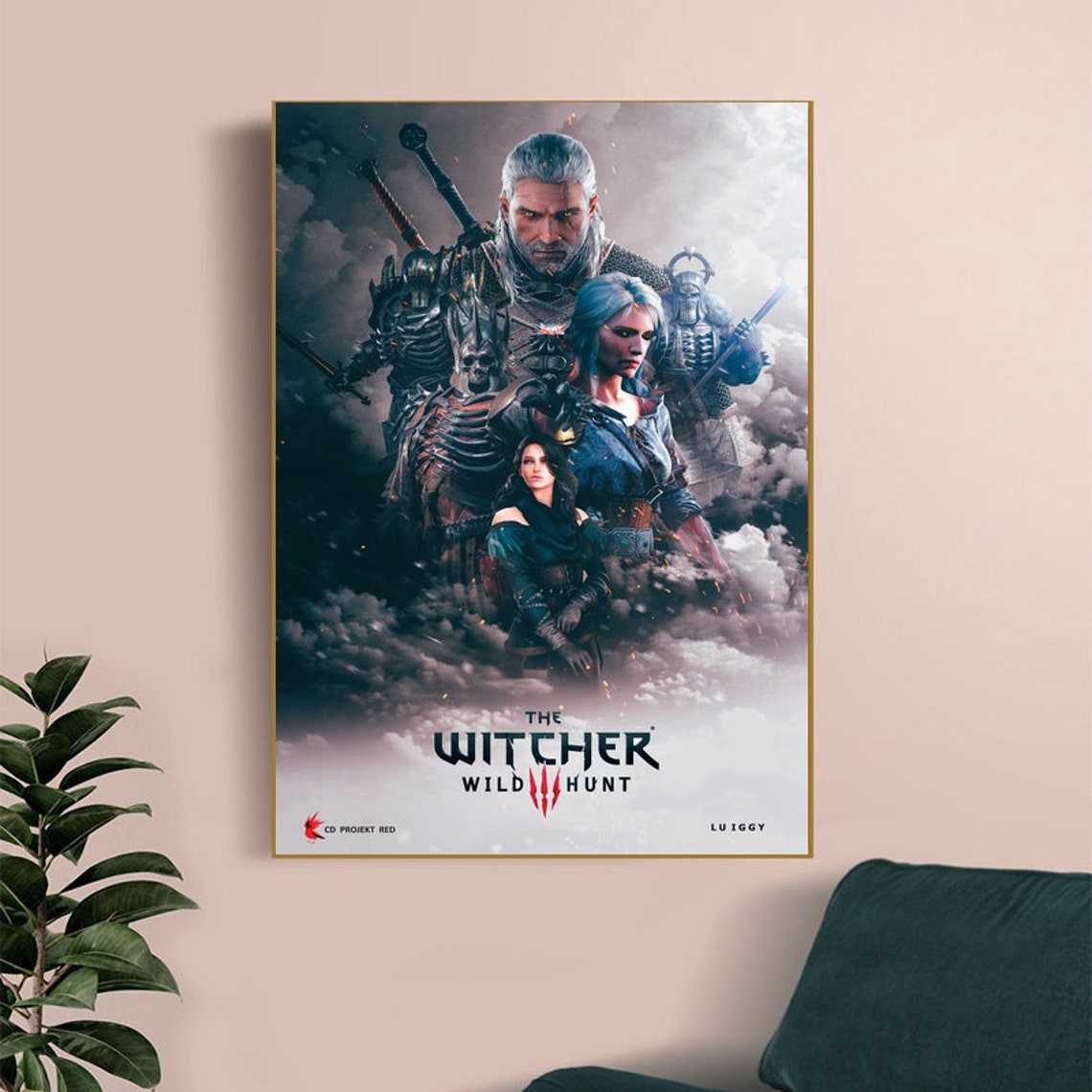 The Witcher 3 Poster cover Poster Poster canvas poster poster | Etsy