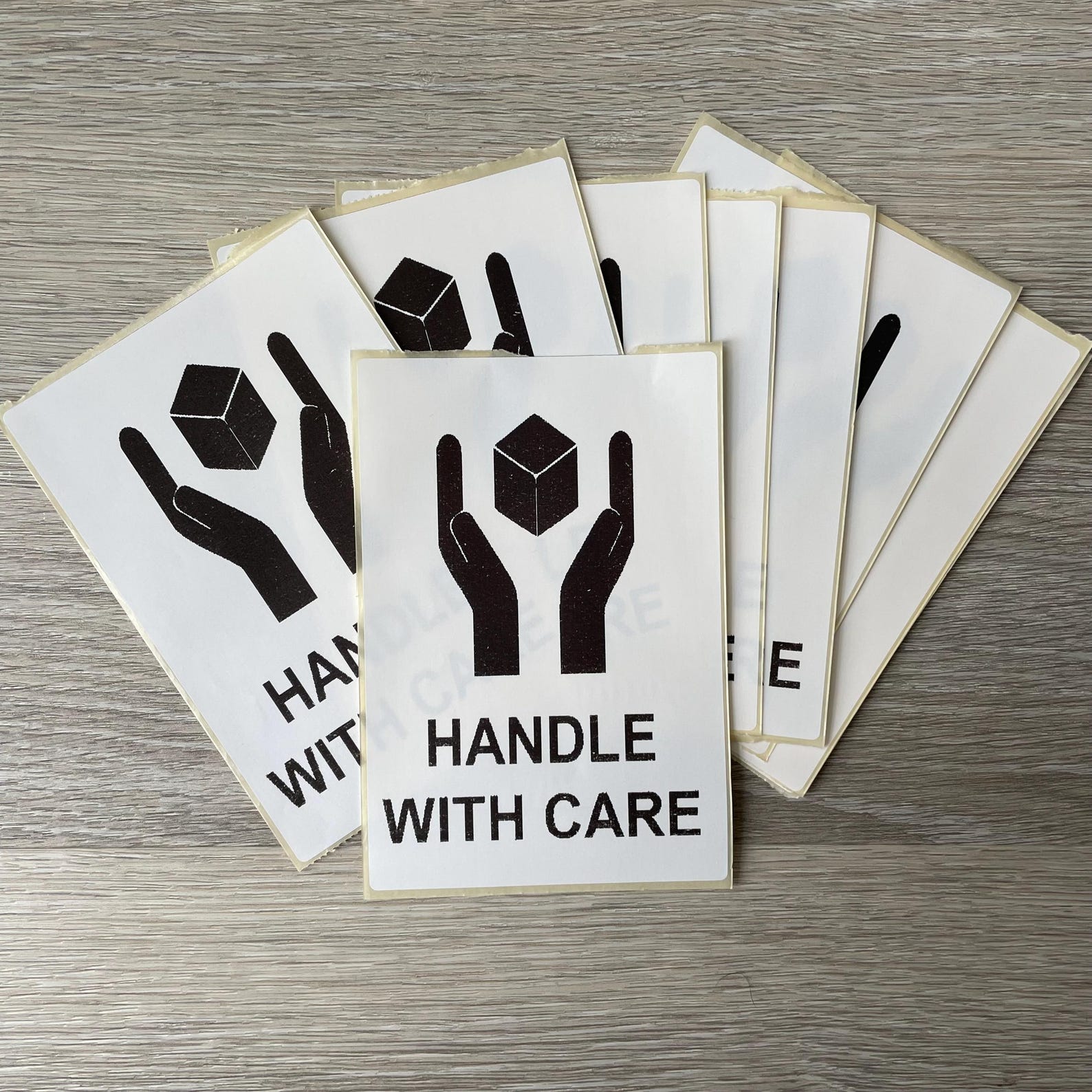 Label for Parcels - ‘handle With Care’ 4x6inch - Etsy