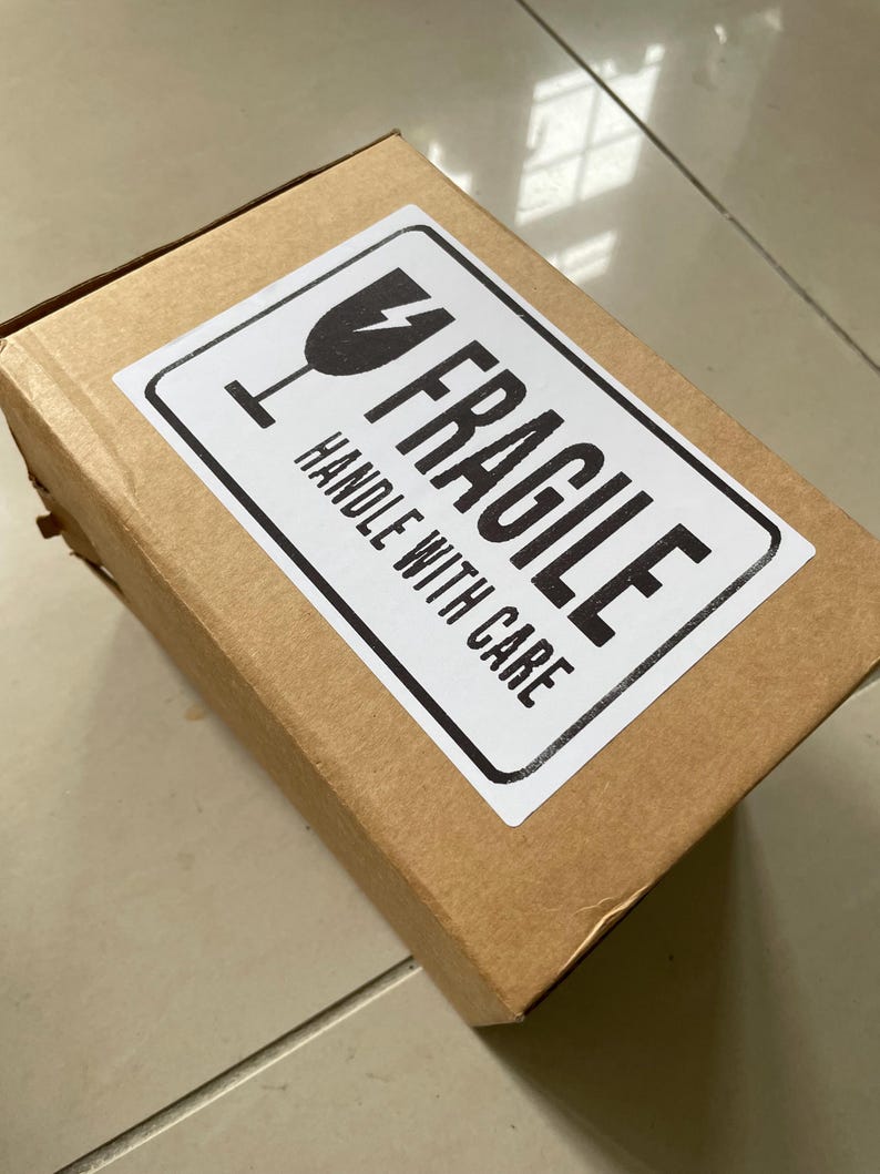Label for Parcels - ‘fragile Handle With Care’ 4x6inch - Etsy