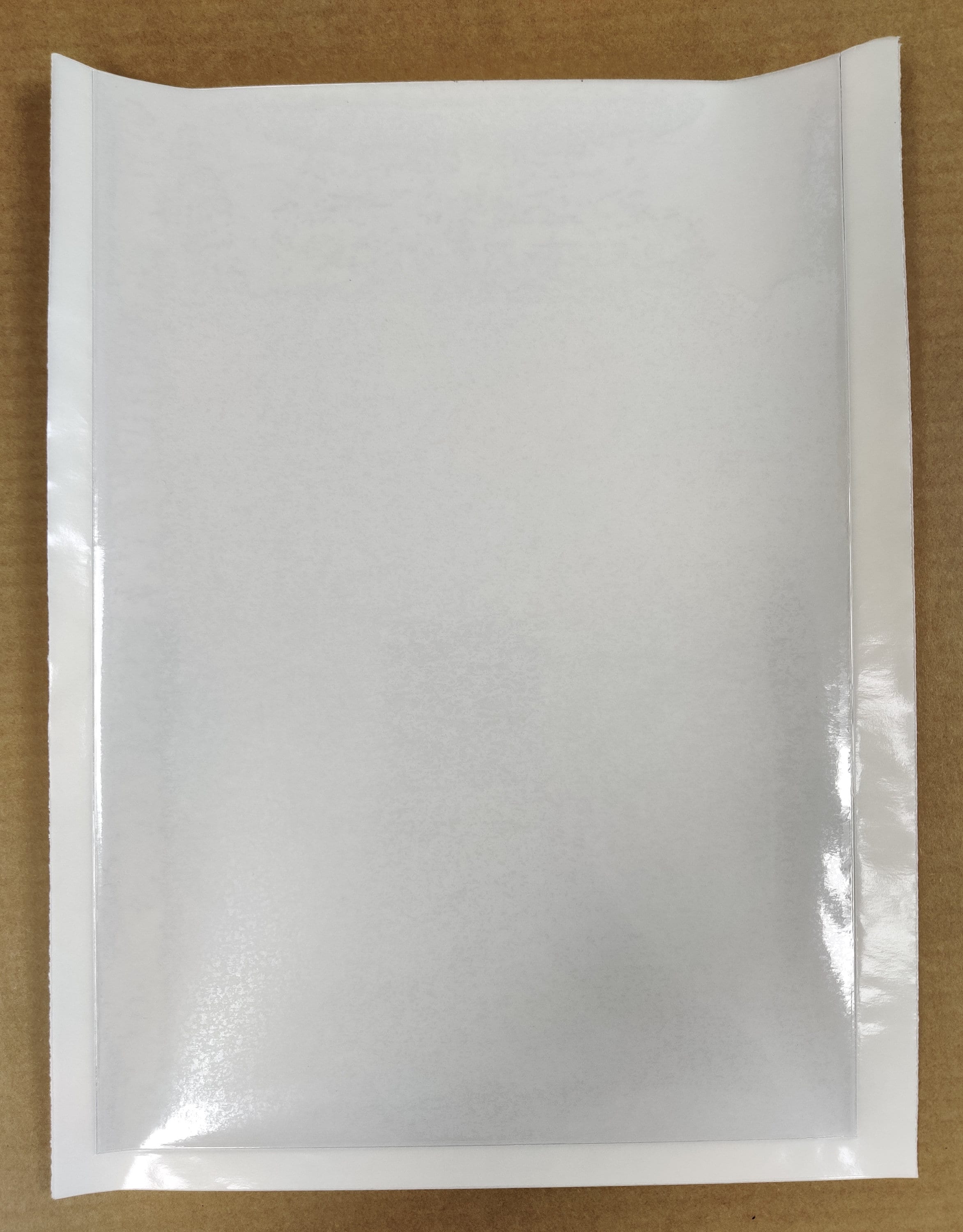 A4 Full Back Self Adhesive Clear Sleeve X 5 - Etsy