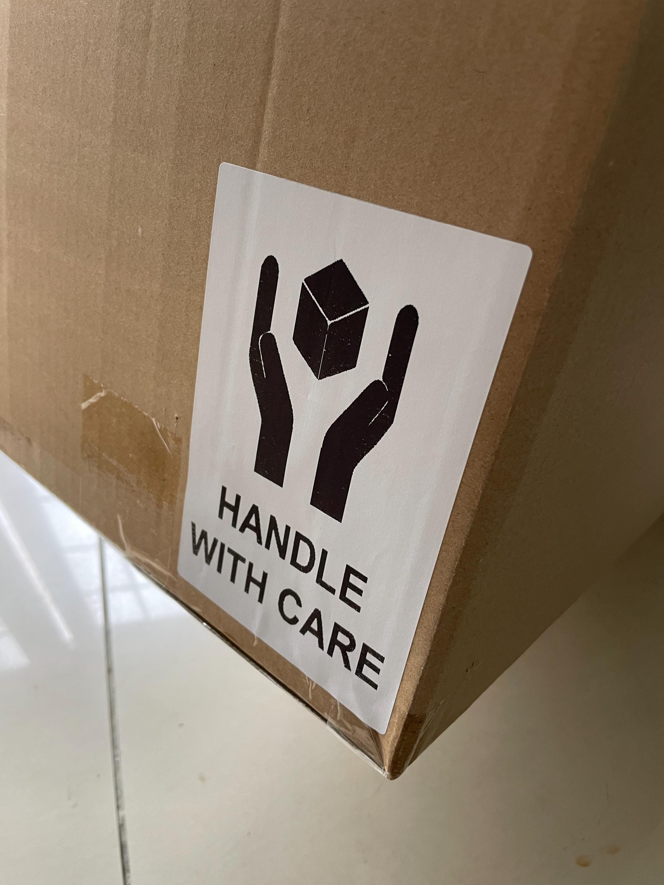 Label for Parcels - ‘handle With Care’ 4x6inch - Etsy