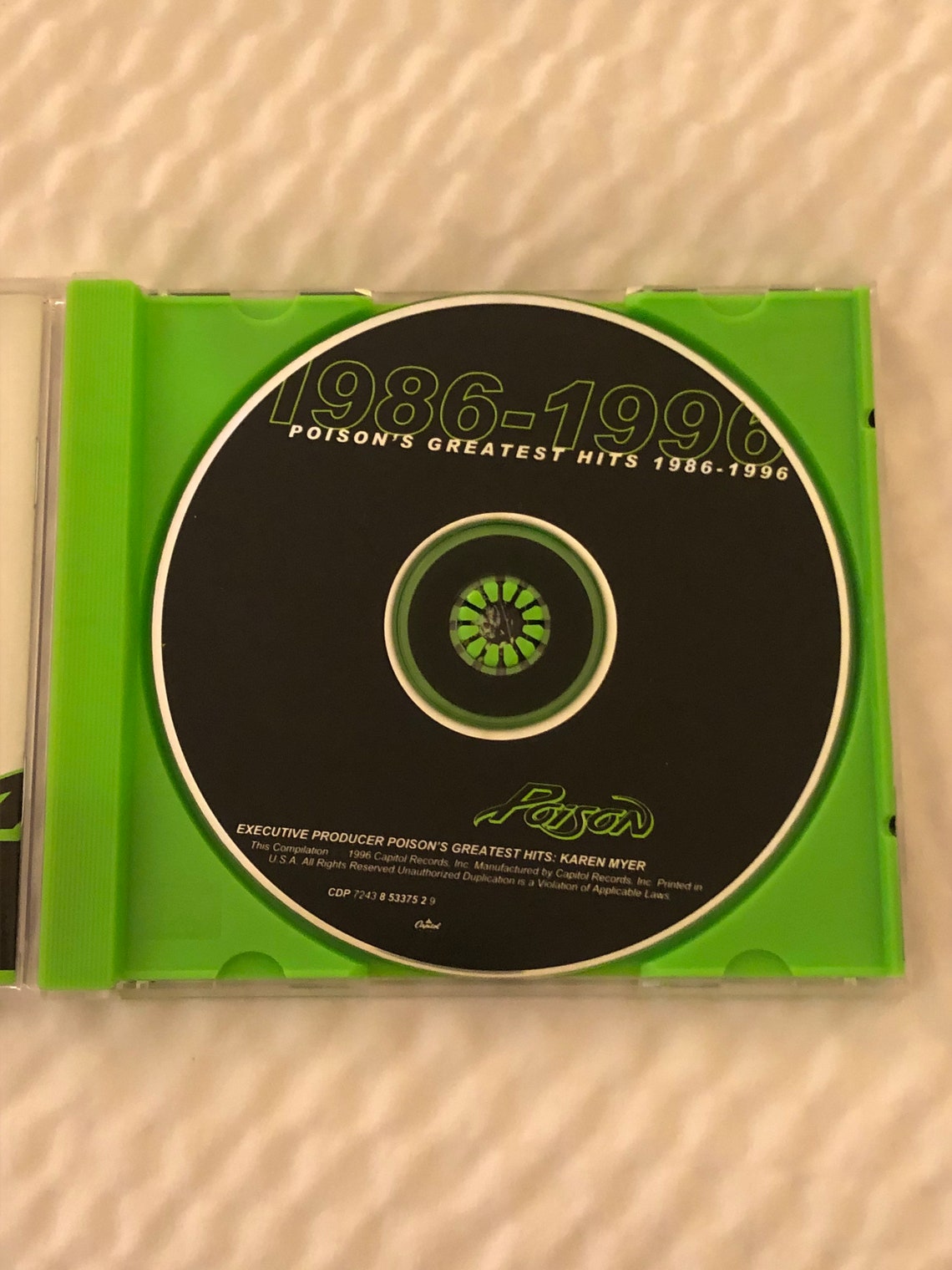 Poison : Greatest Hits 1986-1996 CD 1997 - Etsy