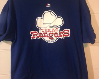 Texas Rangers Shirt Vintage | Etsy