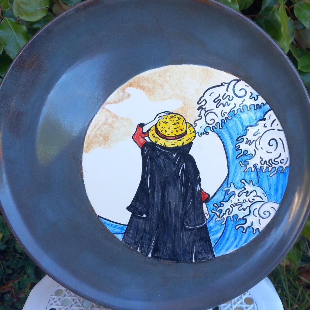 Straw Hat Plate (handmade by Potter Artisan) [quick EXP] - Etsy