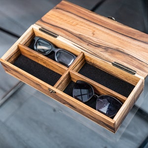 Personalized Wooden Glasses Case, Engraved Glasses Box, Wooden ...