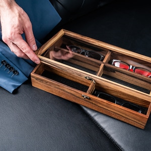 Wooden Box for Sunglasses, Sunglasses Box, Custom Sunglasses Case, Box ...