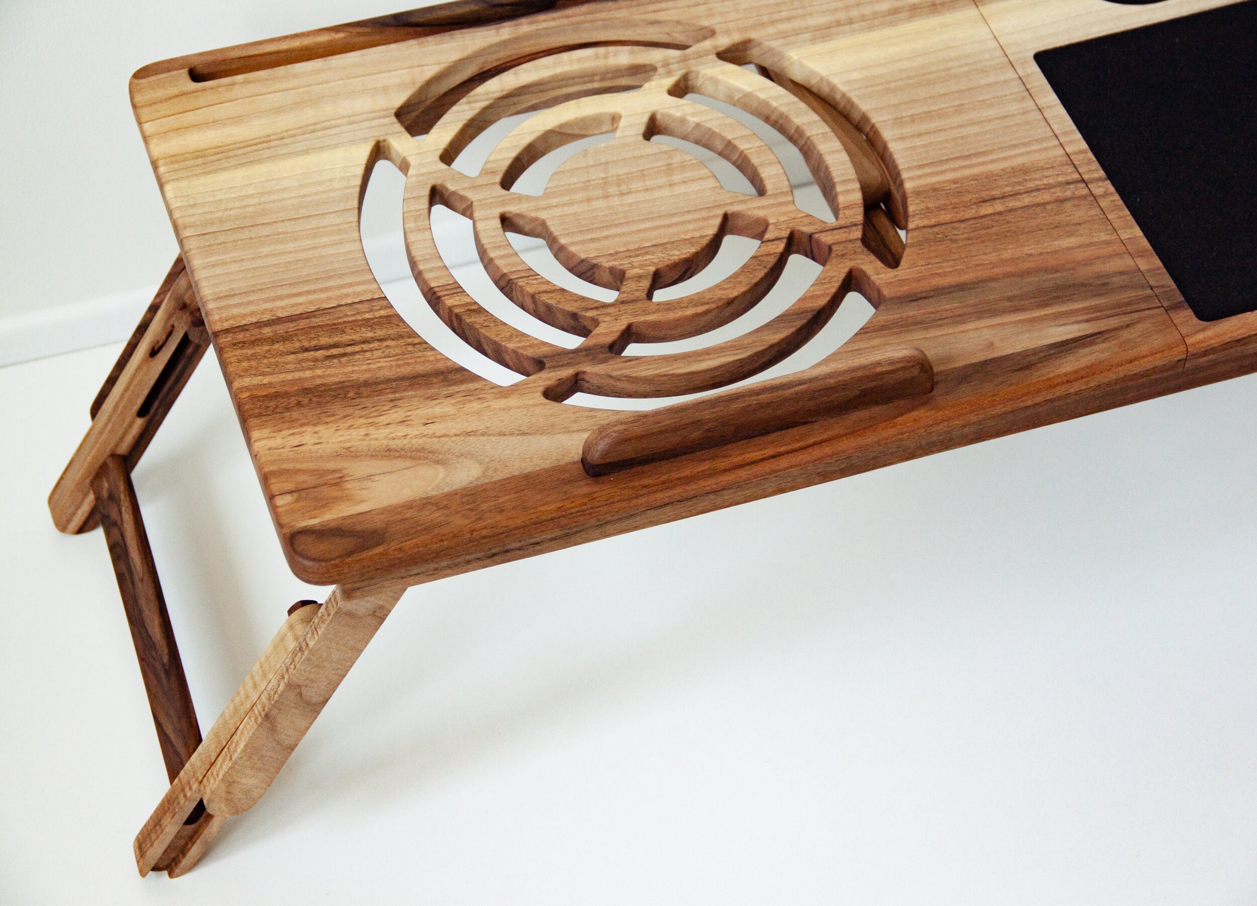 Custom Laptop Stand Wood Laptop Holder Wooden Laptop Stand | Etsy