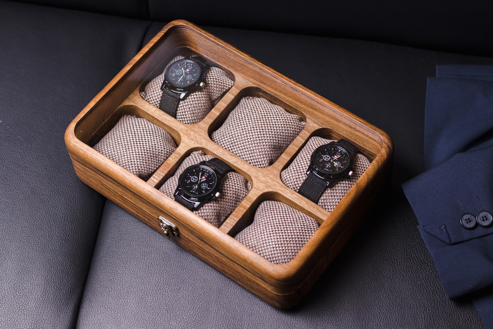 Wood Watch Box Watch Case Groomsmen Gift Box Watch Box for - Etsy