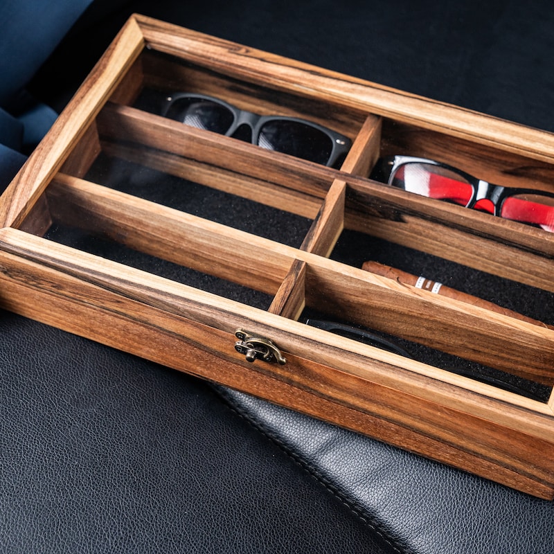 Wood Glasses Case - Etsy