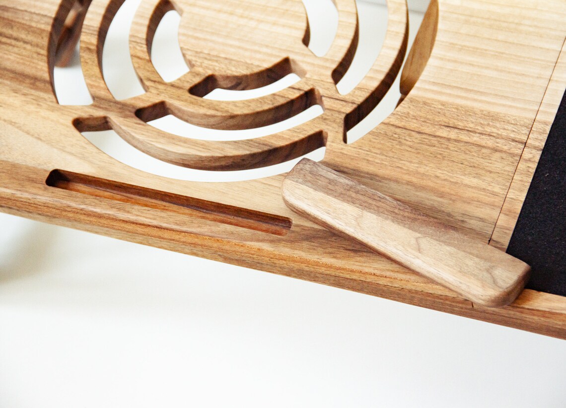 Custom Laptop Stand Wood Laptop Holder Wooden Laptop Stand | Etsy