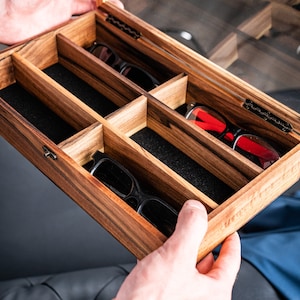 Wooden Box for Sunglasses, Sunglasses Box, Custom Sunglasses Case, Box ...