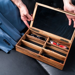 Wooden Box for Sunglasses, Sunglasses Box, Custom Sunglasses Case, Box ...