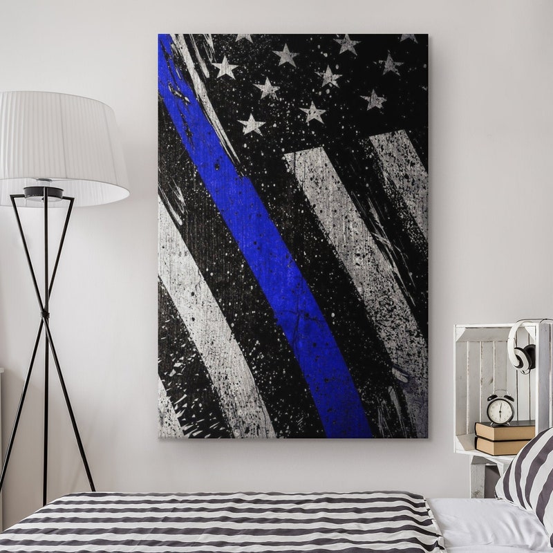 Thin Blue Line Decor - Etsy