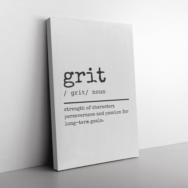 Grit Definition Printable - Etsy
