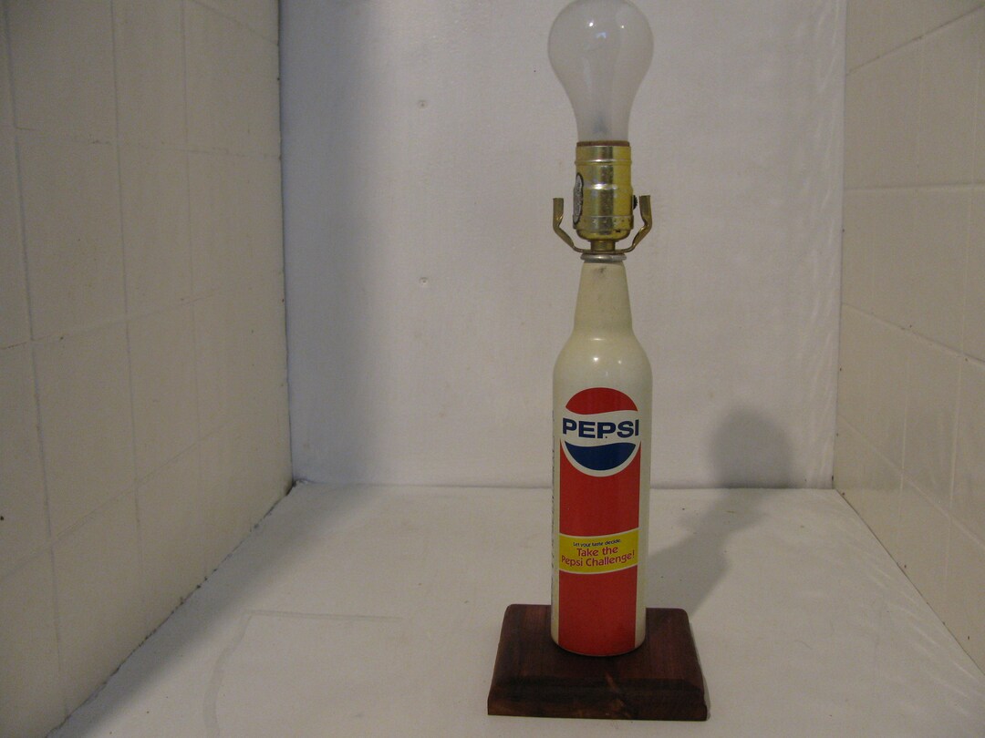 Recycled Aluminum Pepsi Bottle Into a Lamp Can Come in LED or Electric ...