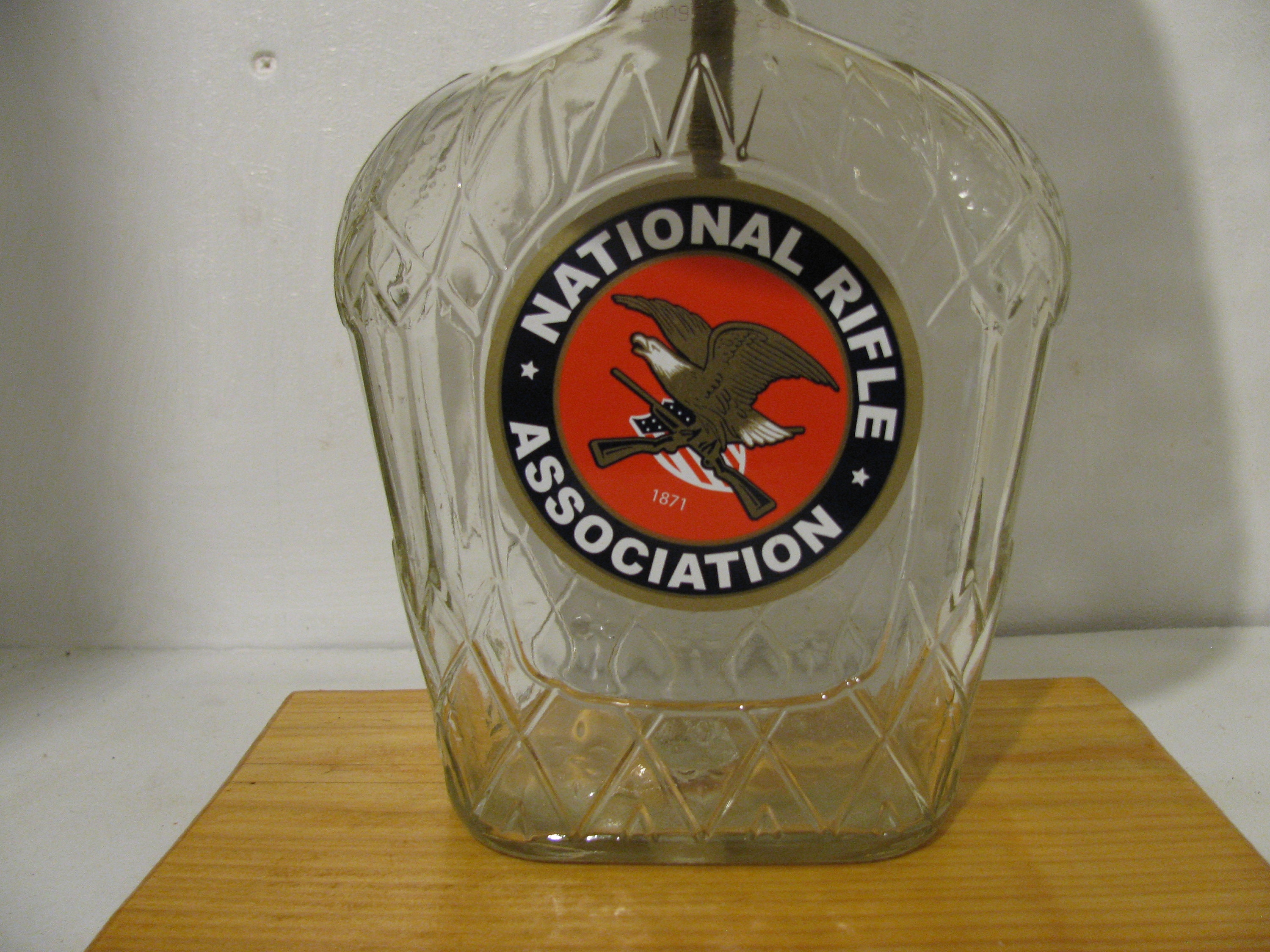 NRA Lamp Made From a Recycled Crown Royal Jug. We Try to Recycle ...