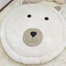 Soft Plush Teddy Bear Nursery Rug, Cute Animal Rug for Baby Nursery ...