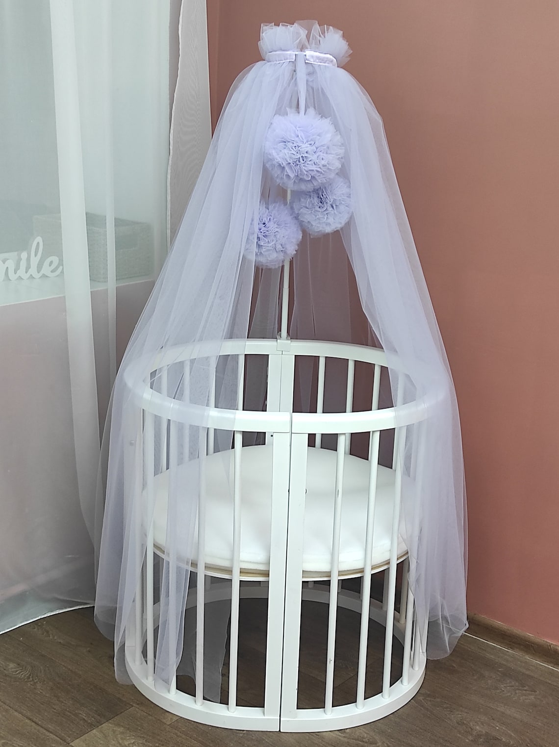 Baby Crib Canopy Tulle, Dreamy Baby Baldachin, Baby Crib Canopy ...
