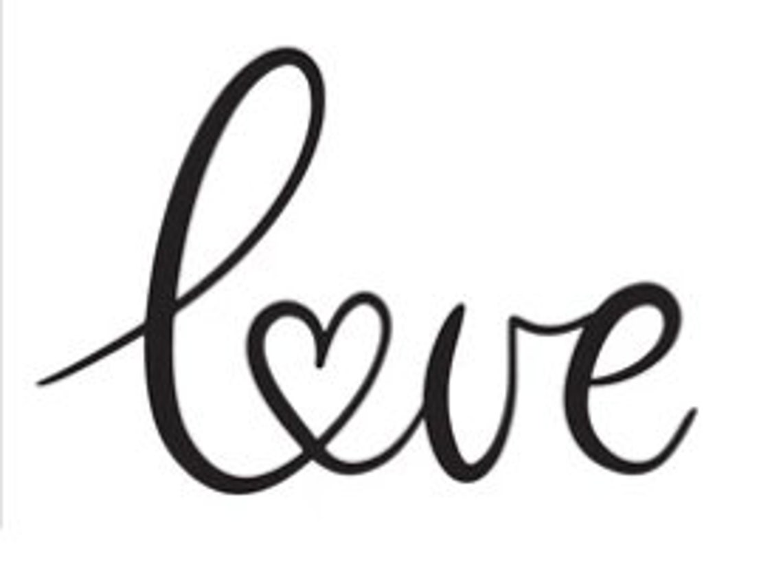 Love Cursive - Etsy
