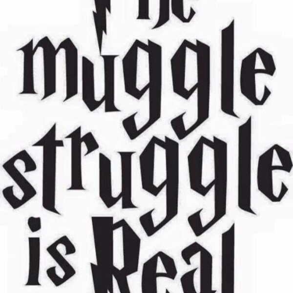 Muggle Struggle - Etsy