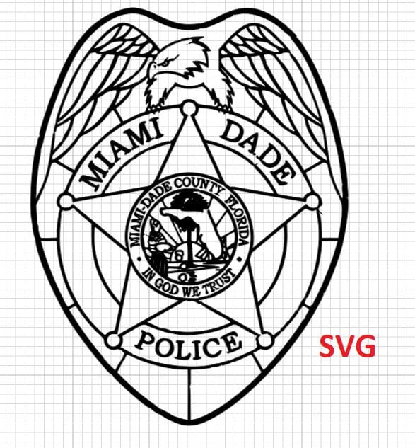 MIAMI DADE POLICE - Etsy
