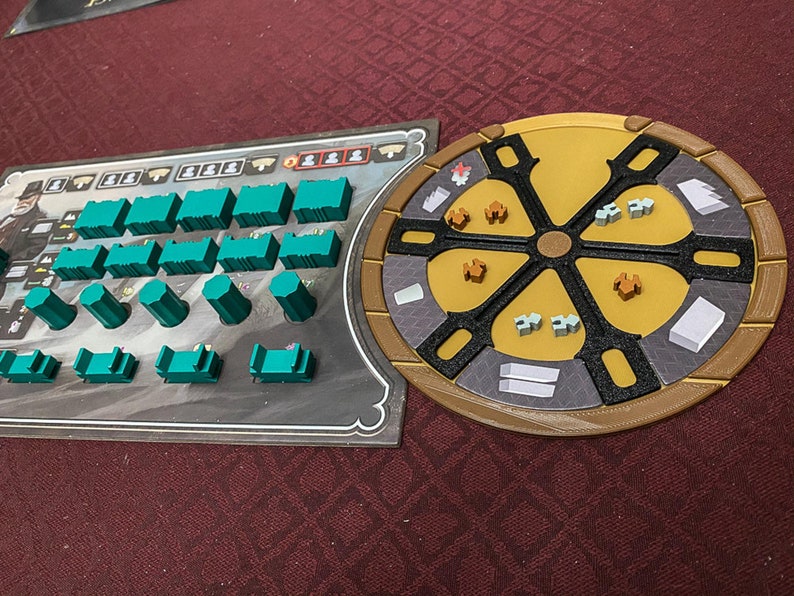 Handmade wood wheel board game | Etsy