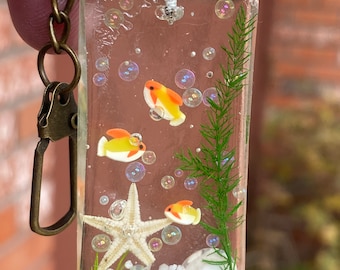 Aquarium Keychain - Etsy