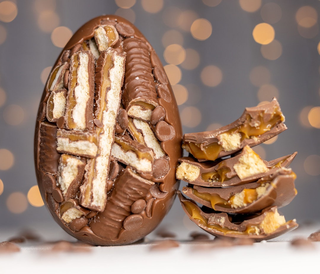 Easter Chocolate, Belgian Milk Chocolate Twix Topped Easter Egg, Easter Egg, Easter, Easter ...