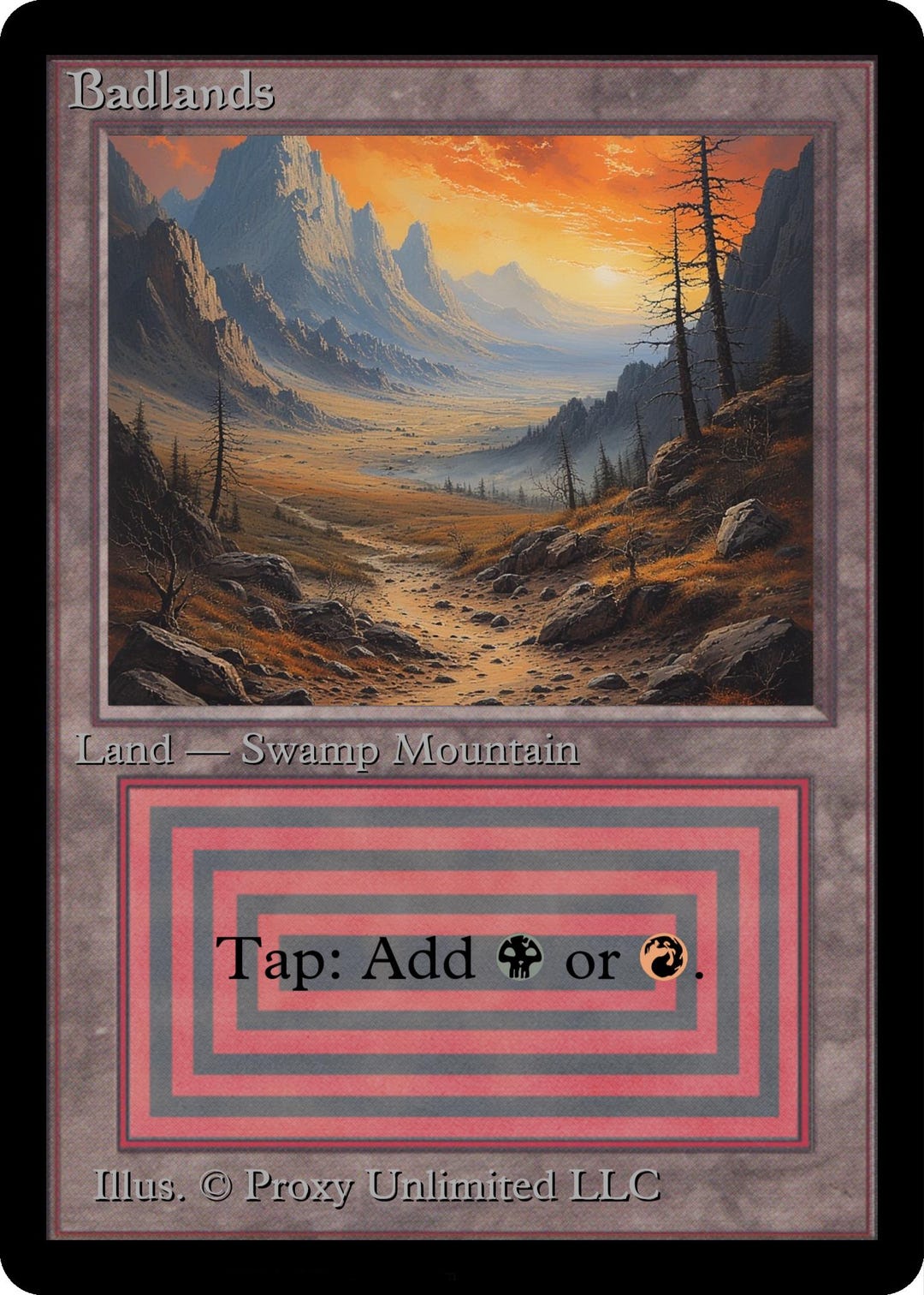 Original Dual Lands - Set of 10 Custom Art / Playtest for MTG / Magic ...