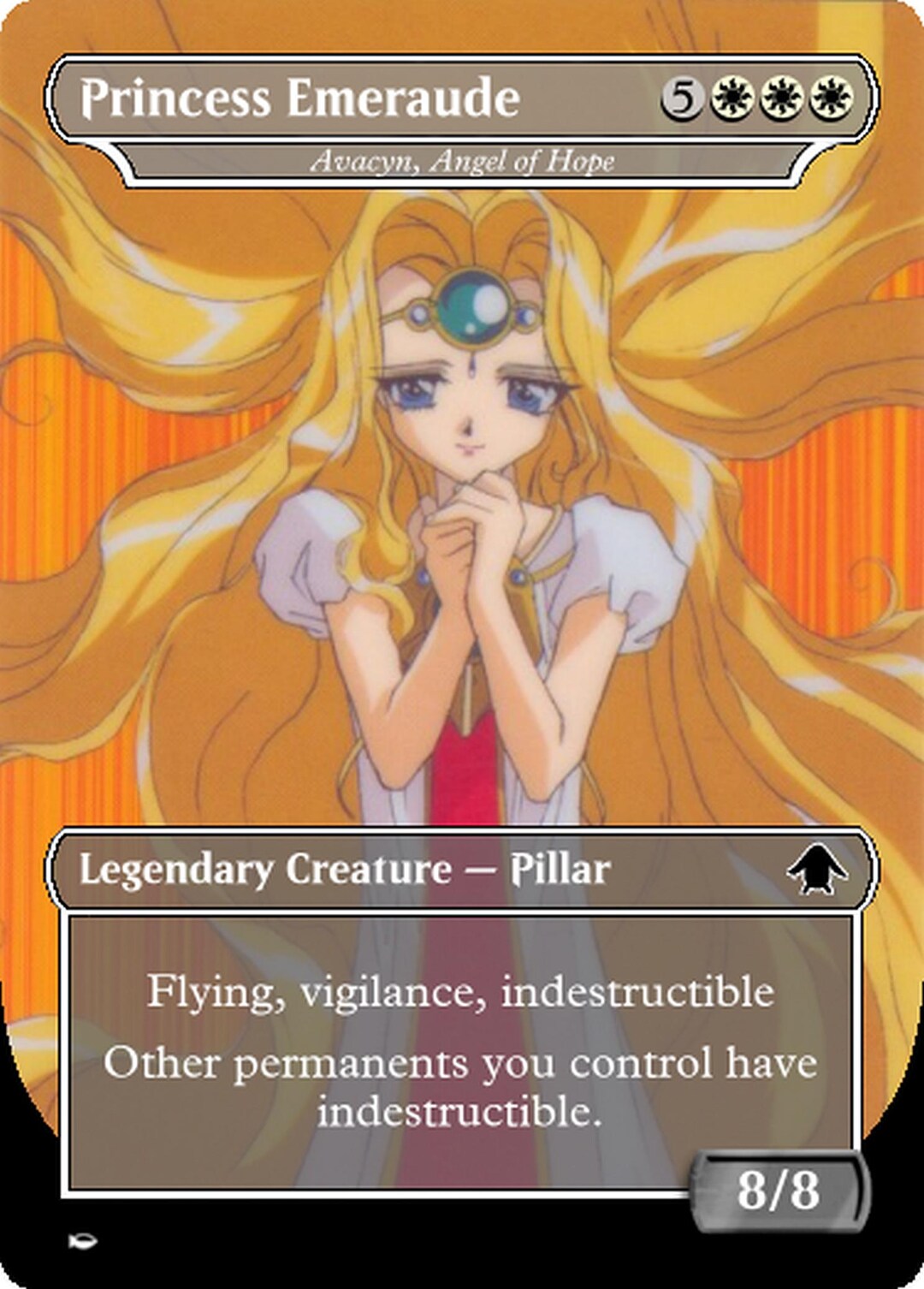 Magic Knight Rayearth Princess Emeraude Custom Proxy Commander Deck ...