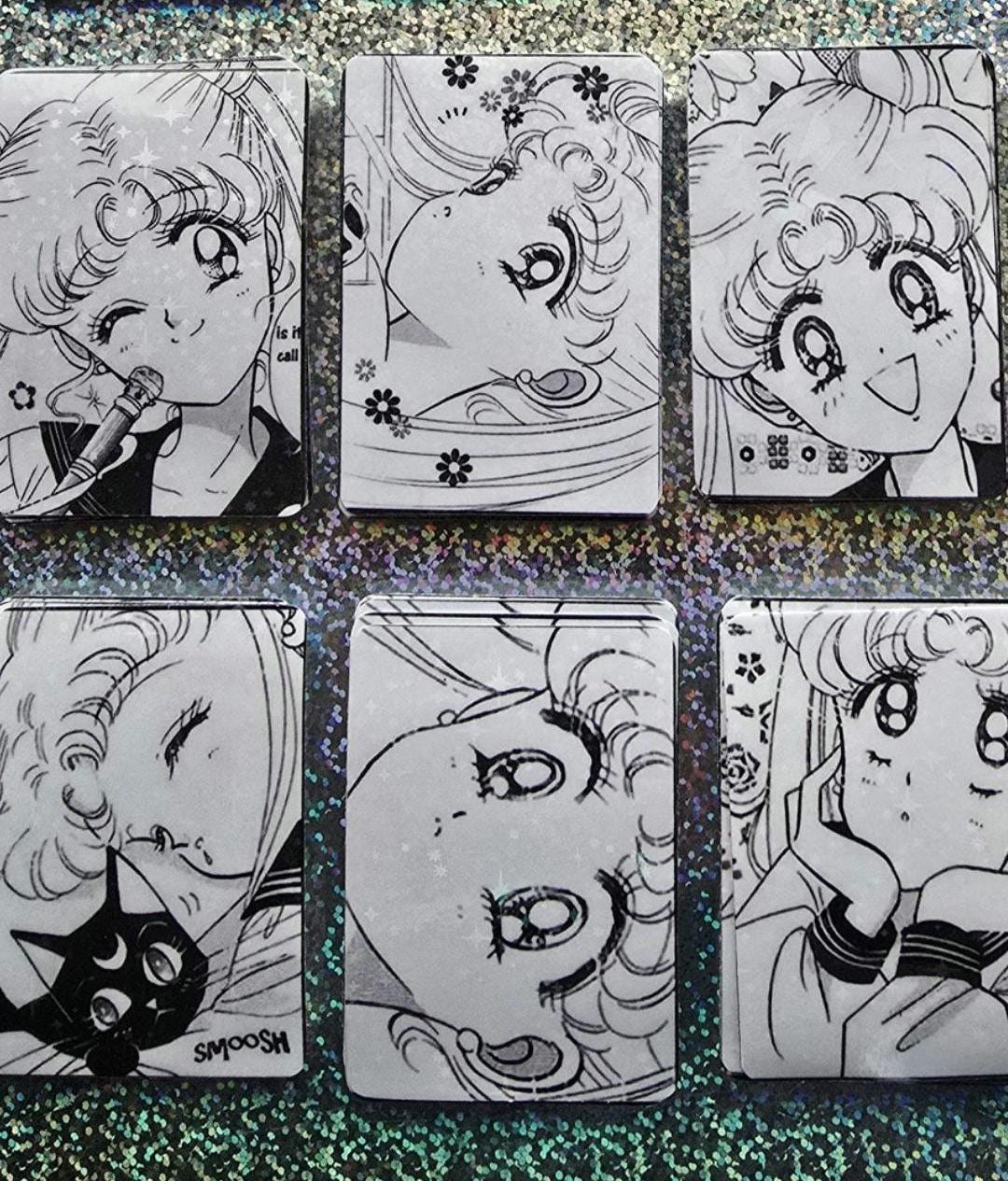 Sailor Moon Holographic Stickers Manga Anime Decals Stationery Usagi ...