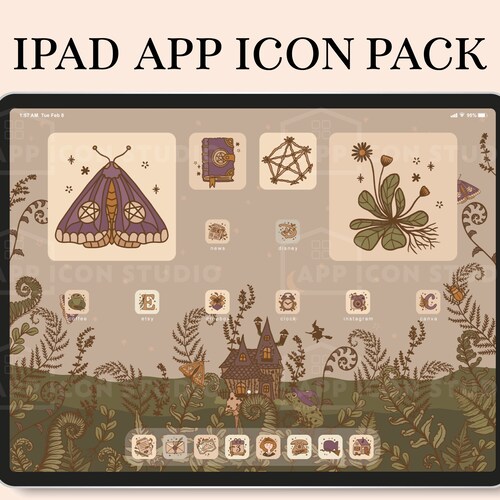 Witch Ios 14 Icons Witchcraft App Icons Pack Witchy Instagram - Etsy