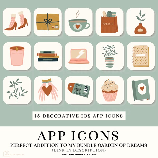 Retro App Covers - Etsy