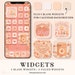 Peach iOS 14 Icons Cottagecore Peach App Icons Summer | Etsy