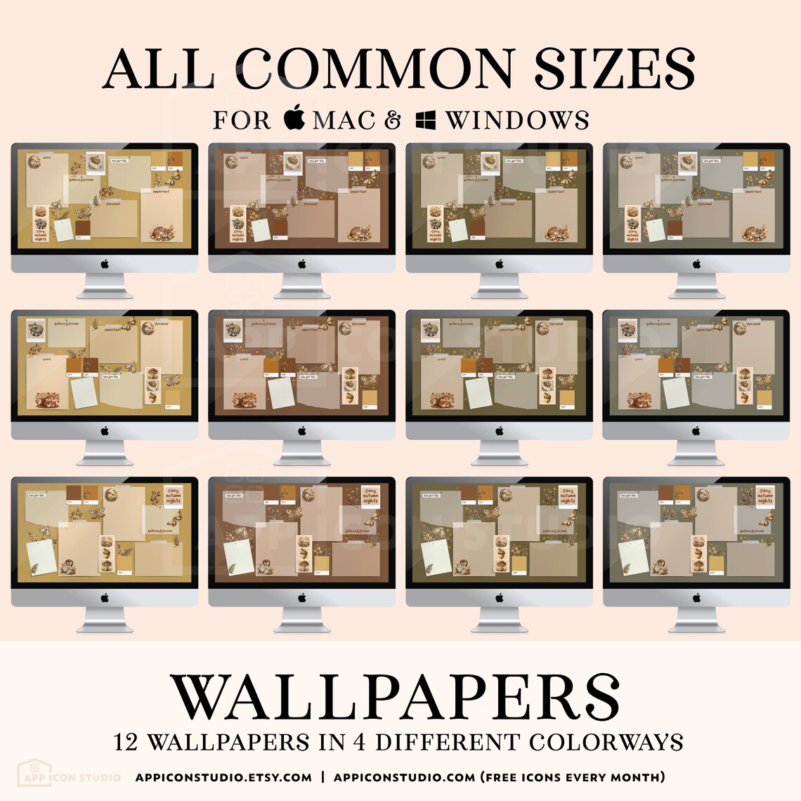 Mac Desktop Icons Fall Moodboard Cute Computer Icons and Wallpapers ...