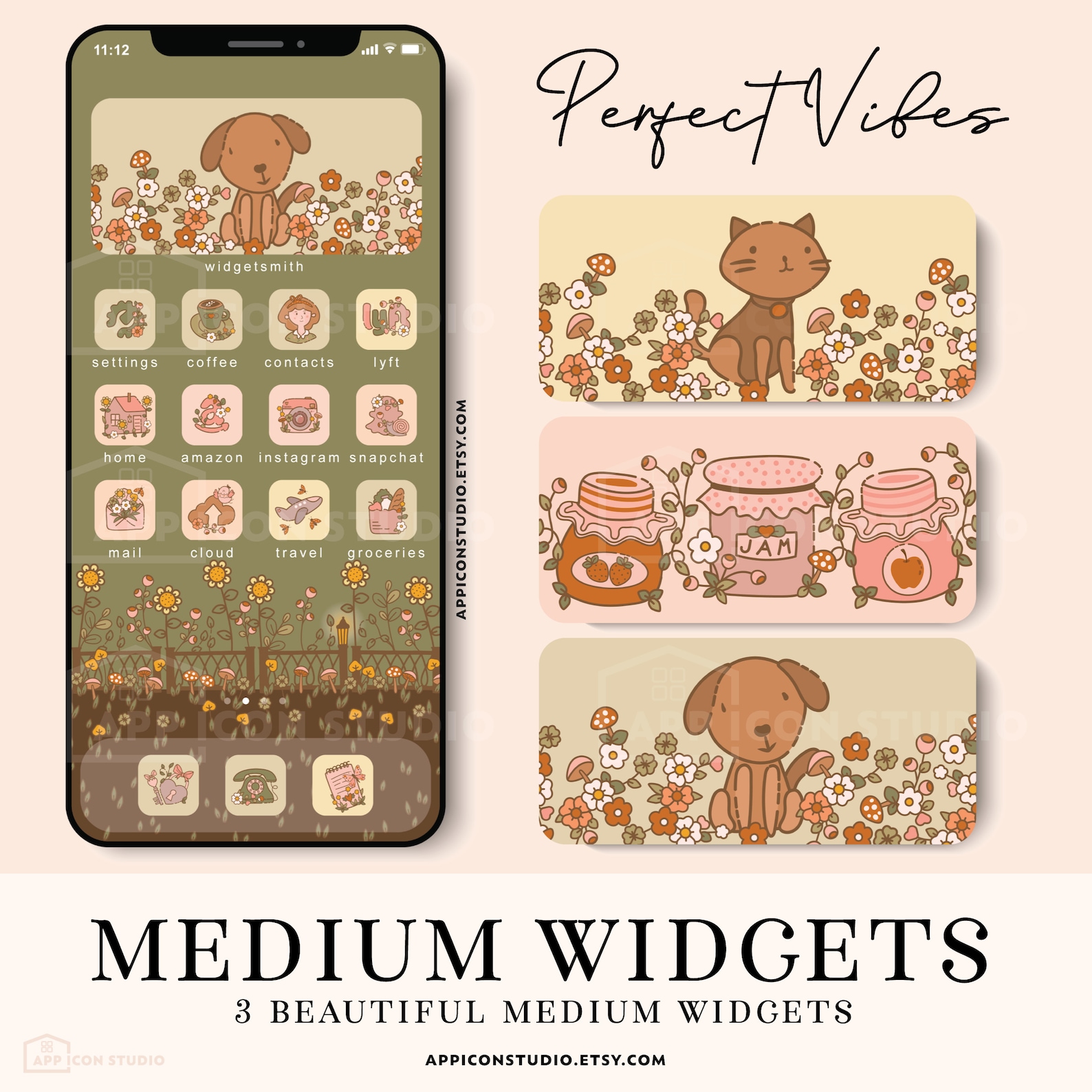 Cottagecore Aesthetic App Icons, Ios Icons, iPhone Icons, Cottagecore ...