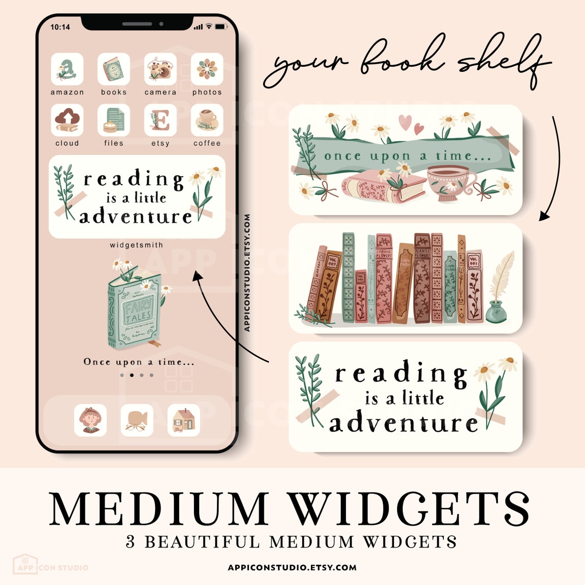 Book Lover App Icons Bookworm Ios Icons Iphone Icons for - Etsy