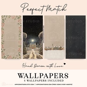 Christmas App Icons, Ios Icons Festive, Aesthetic Christmas Iphone ...