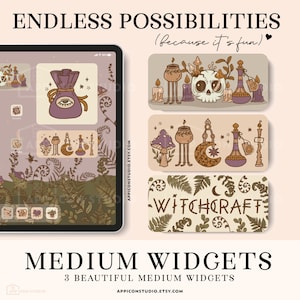 Witchcraft App Icons for iPad Witchcore Aesthetic Witch Wallpapers ...